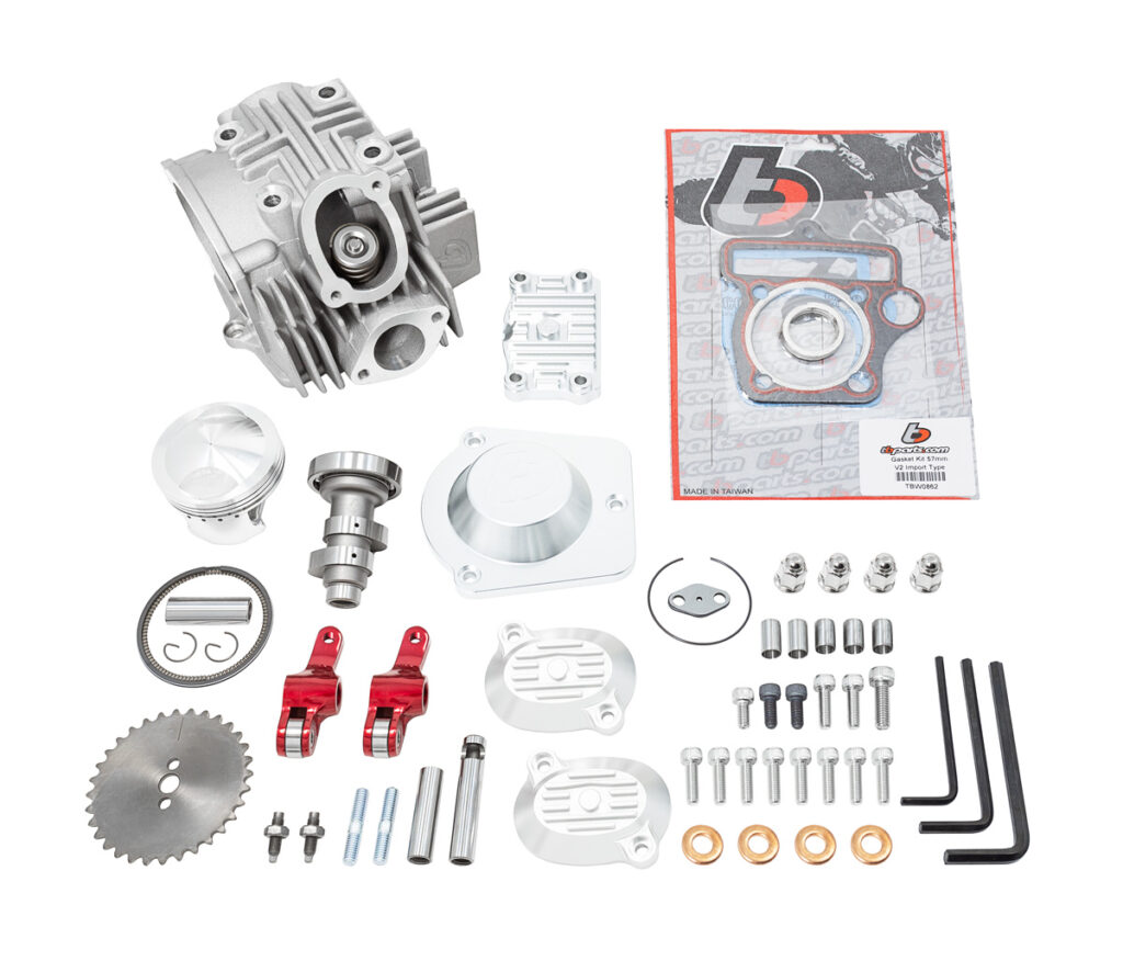 TBparts V2 Race Head & 140cc/56mm Piston Kit - YX140 TBparts.com
